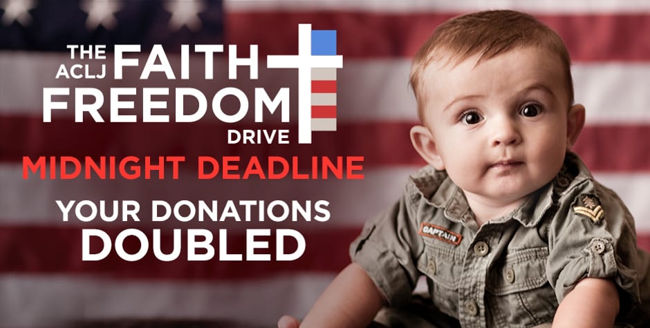 MIDNIGHT Deadline - Tax-Deductible | American Center for Law and Justice